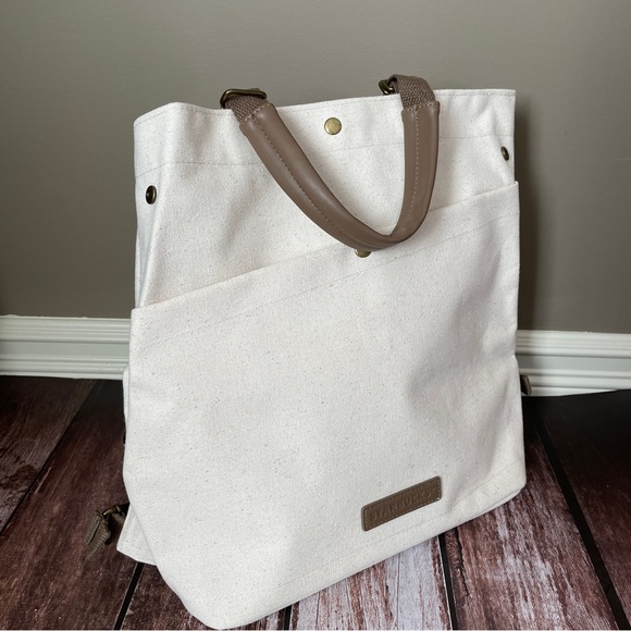 Starbucks | Bags | Starbucks Canvas Backpack | Poshmark